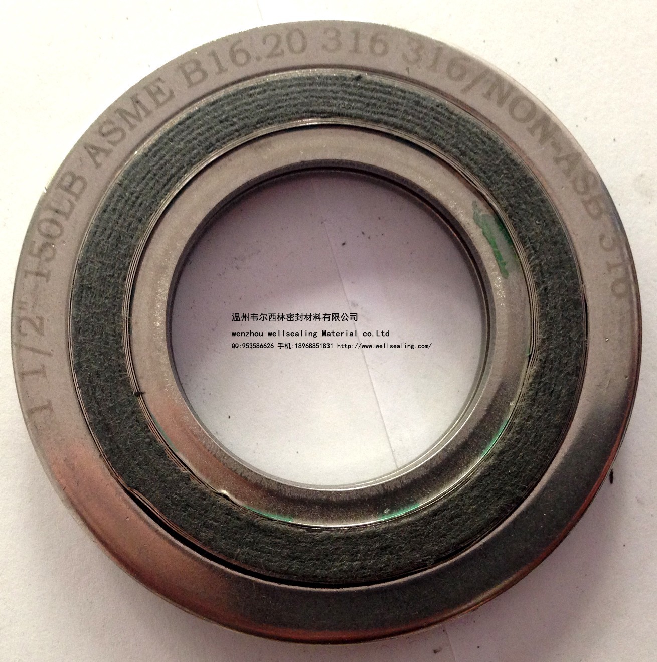 ss304 wirh graphite spiral wound gaskets